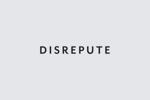 New Brand Identity for Disrepute by Two Times Elliott — BP&O