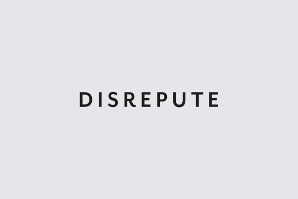 New Brand Identity for Disrepute by Two Times Elliott — BP&O