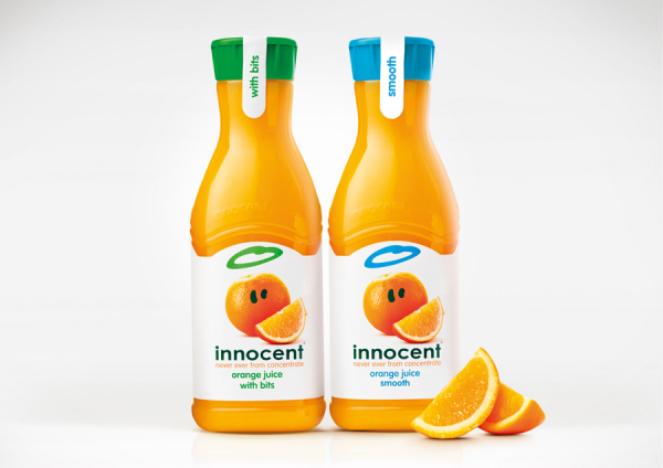 New Packaging for Innocent Juice by B&B Studio