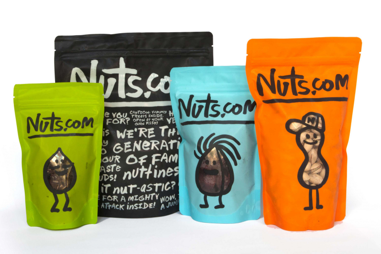 New Packaging for Nuts.com by Pentagram - BP&O