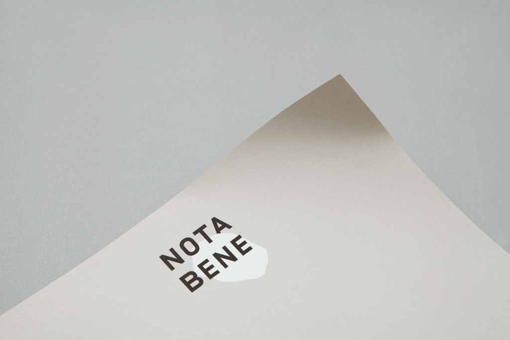 New Brand Identity for Nota Bene by Blok — BP&O
