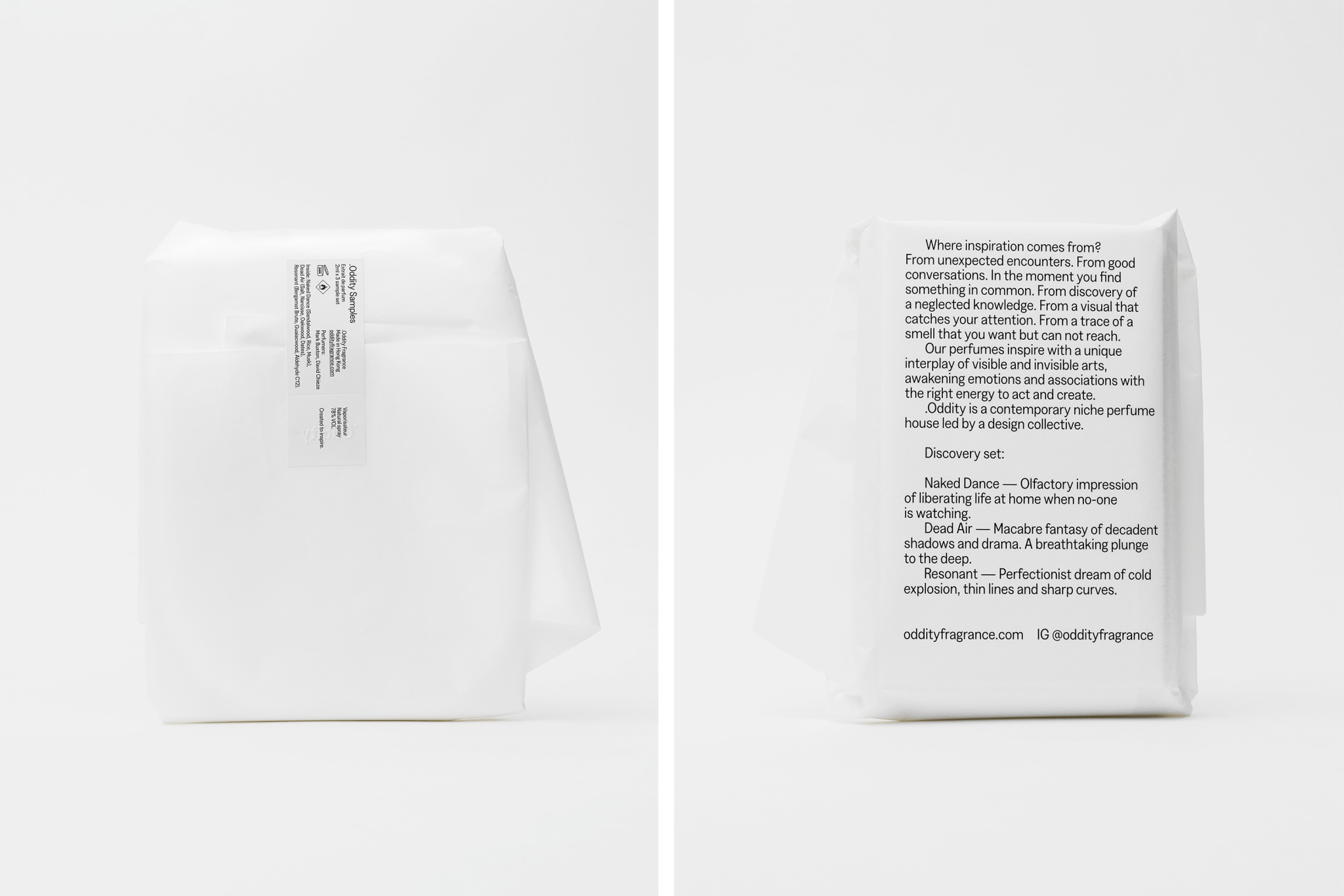New Brand Identity for .Oddity Frangrance by .Oddity Studio — BP&O