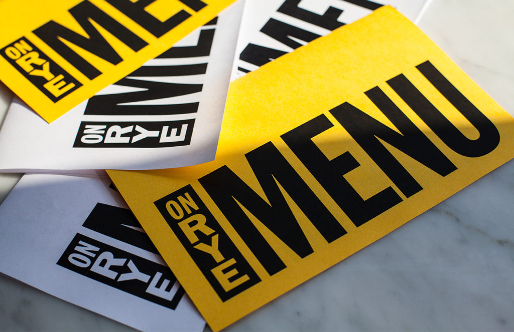 New Logo & Brand Identity for On Rye by Pentagram — BP&O