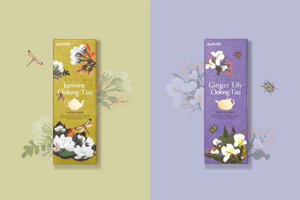 New Packaging for Daebeté Scented Tea by Victor Design - BP&O