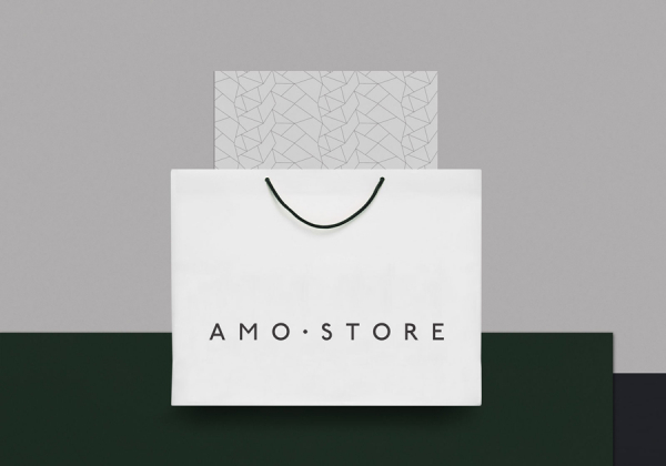New Brand Identity for Amo Store by designed Studio SP–GD
