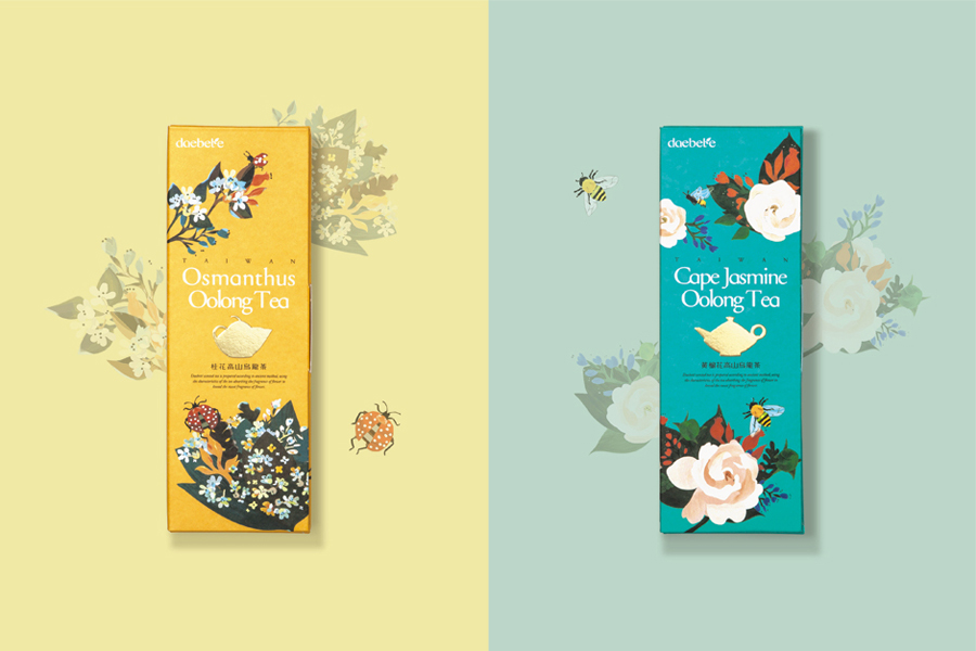 New Packaging for Daebeté Scented Tea by Victor Design - BP&O