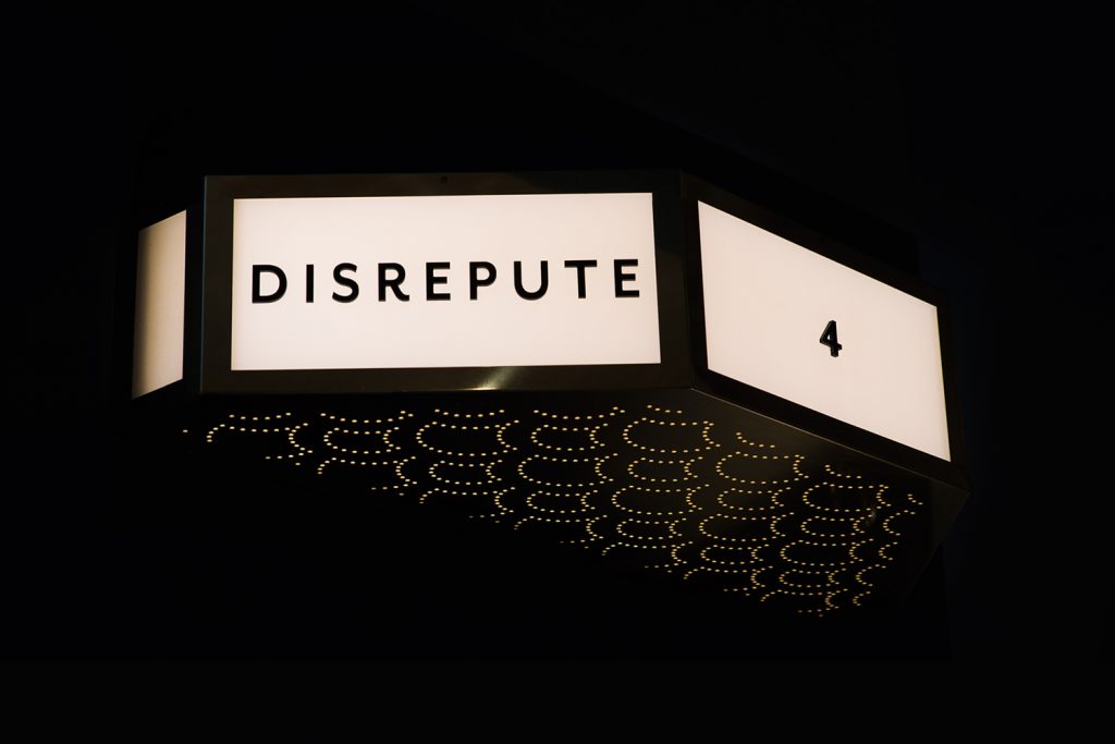 New Brand Identity for Disrepute by Two Times Elliott — BP&O