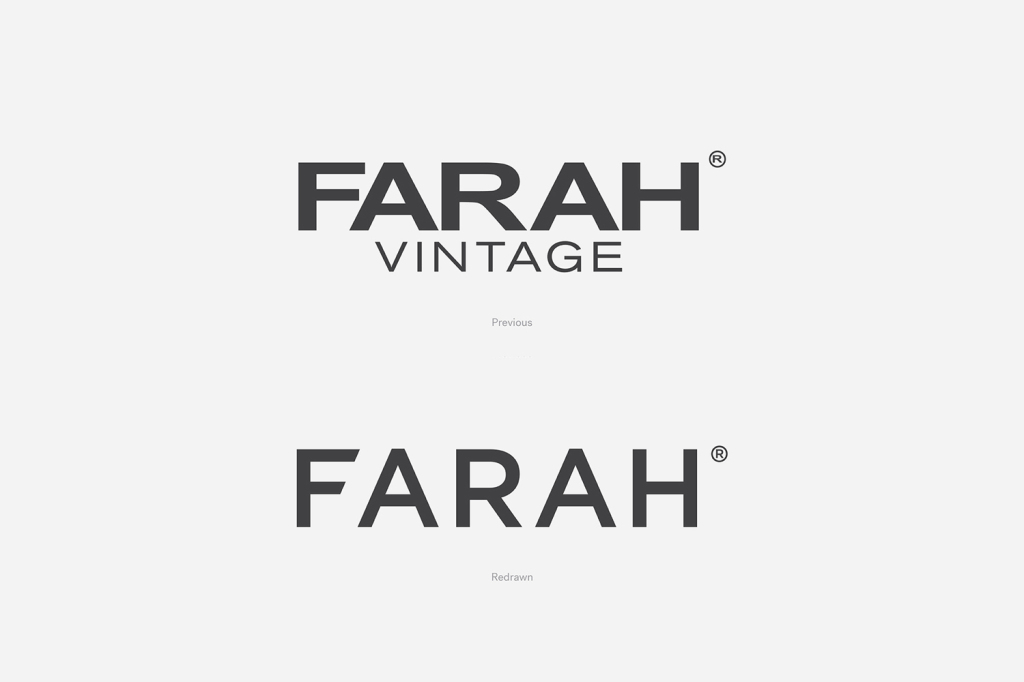 New Logo & Brand Identity for Farah by Post — BP&O