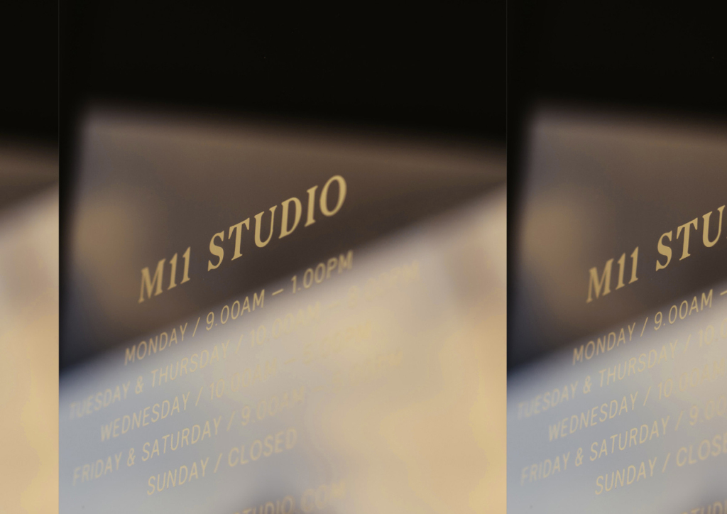 New Branding for M11 studio by Inhouse — BP&O