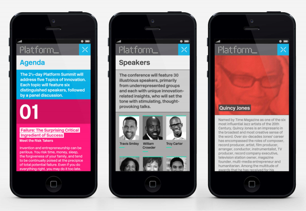 New Brand Identity for Platform by Pentagram - BP&O