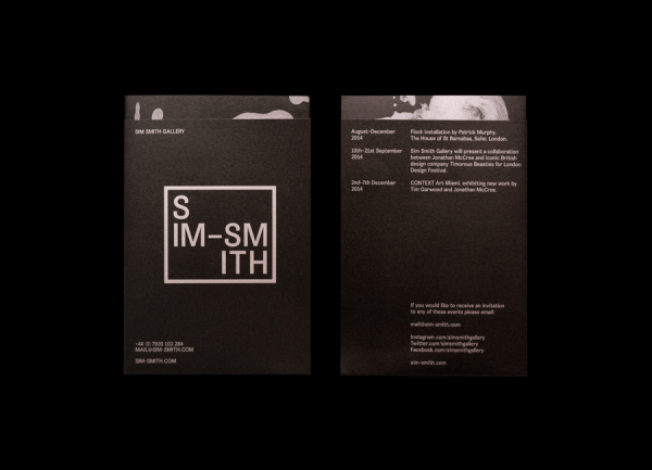New Logo for Sim Smith Gallery by Spin — BP&O