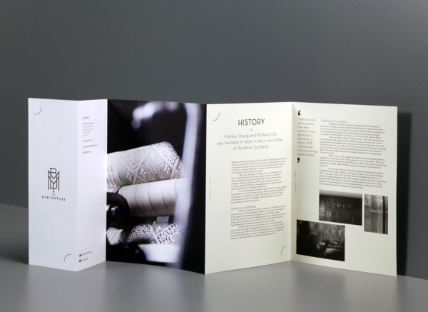 New Brand Identity for MYB Textiles by Graphical House - BP&O
