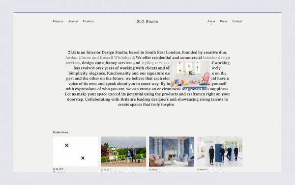 New Graphic Identity for 2LG Studio by Two Times Elliott