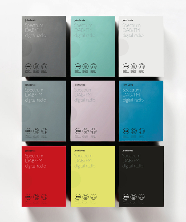 Packaging for John Lewis Spectrum by Pentagram — BP&O