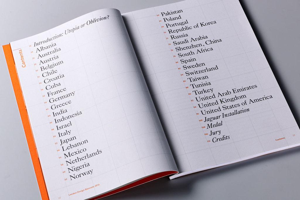 Branding for London Design Biennale by Pentagram