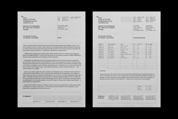 Markus Form designed by Lundgren+Lindqvist — BP&O