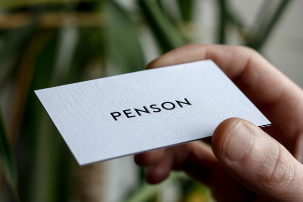 New Brand Identity for Penson Group by She Was Only - BP&O