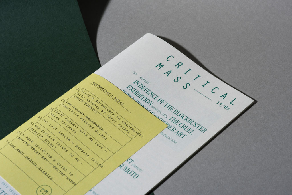 New Magazine: Critical Mass by Foreign Policy — BP&O