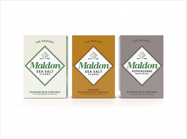 New Packaging for Maldon Salt by Pearlfisher - BP&O