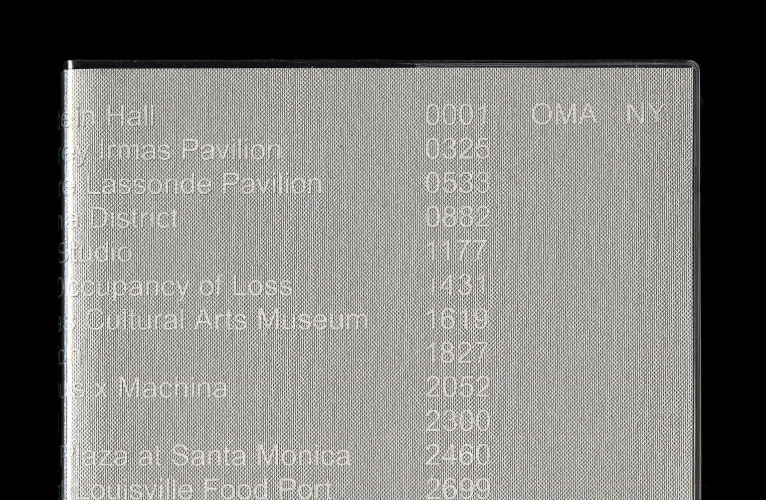 OMA NY Monograph by Studio Lin — BP&O