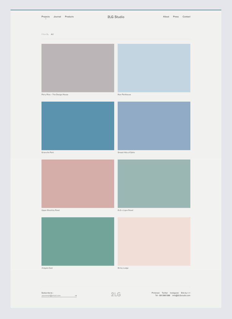 New Graphic Identity for 2LG Studio by Two Times Elliott