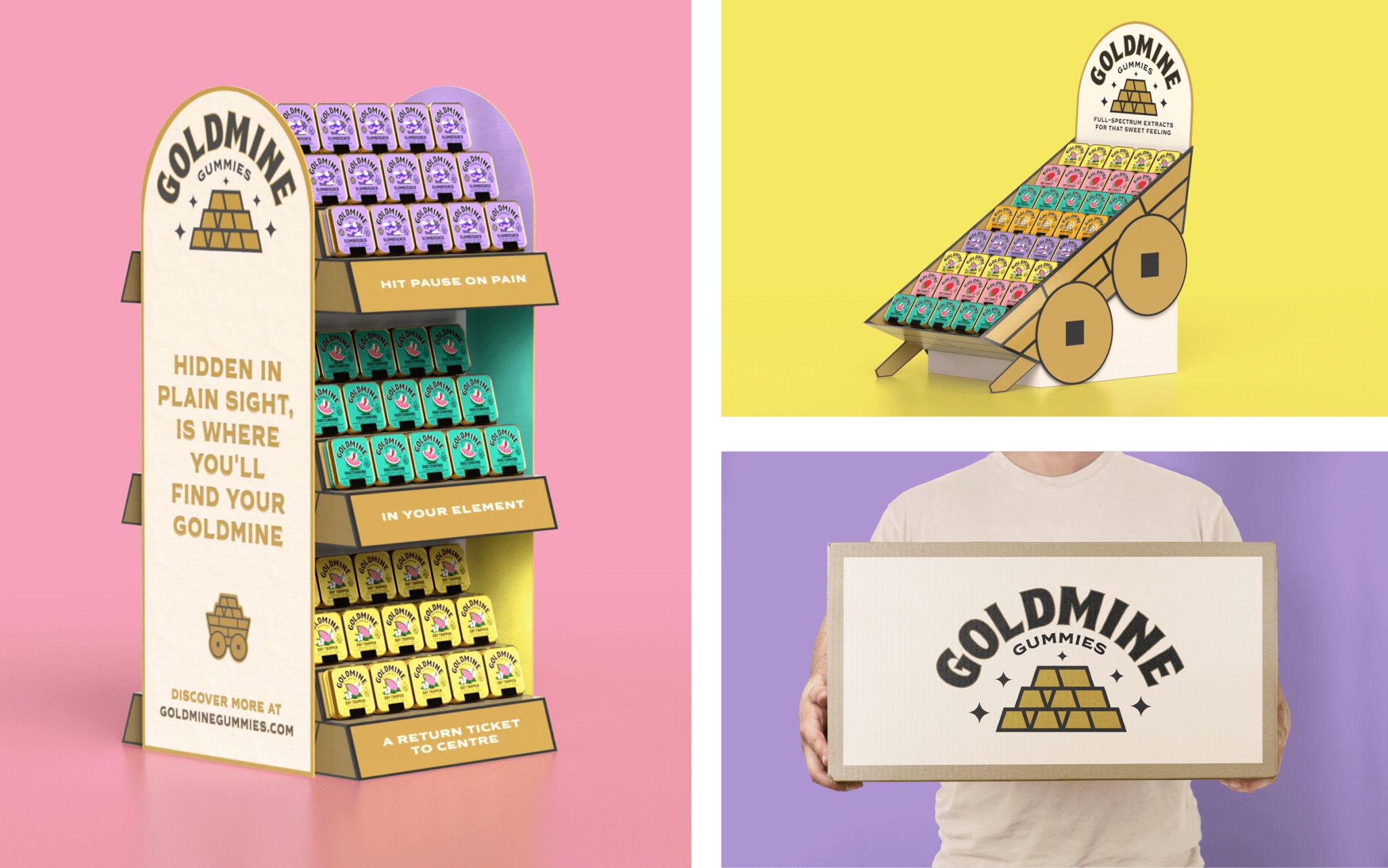 New Branding for Goldmine Gummies by Robot Food — BP&O