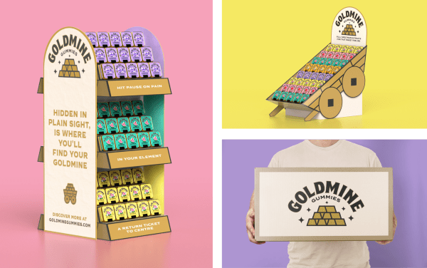 New Branding for Goldmine Gummies by Robot Food — BP&O