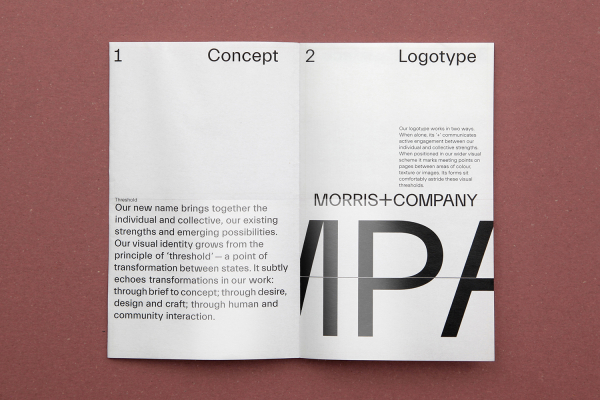 New Graphic Identity for Morris+Company by Bob Design — BP&O