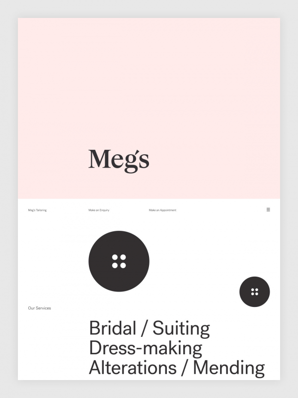 New Branding for Meg's Tailoring by Studio South — BP&O