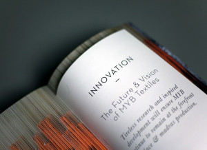 New Brand Identity for MYB Textiles by Graphical House - BP&O