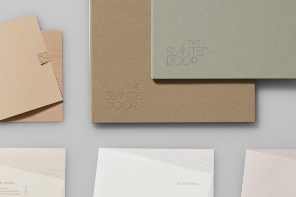 New Brand Identity for The Slanted Door by Manual - BP&O