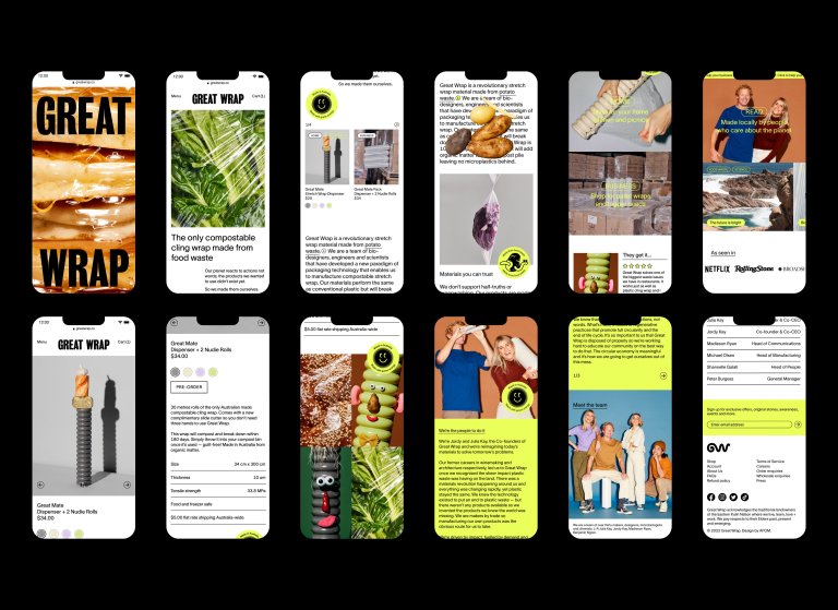 New Branding for Great Wrap by A Friend Of Mine — BP&O