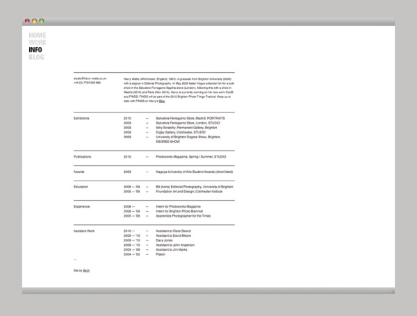 New Brand Identity for Harry Watts designed by Birch