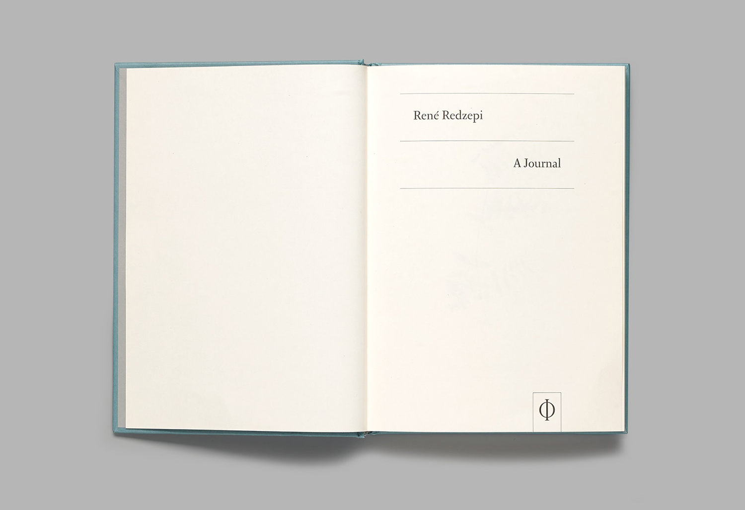 René Redzepi, Work In Progress: A Journal by Pentagram — BP&O