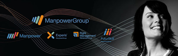 New Logo for Manpower by Martin Agency