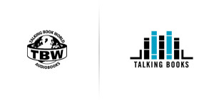 New Logo for Talking Books by Adrian Walsh - BP&O
