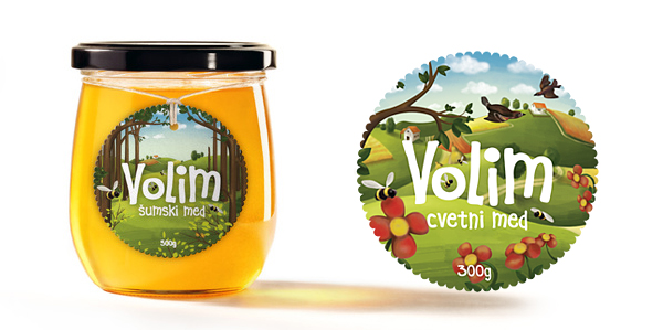 New Packaging for Volim Honey designed by Kitchen - BP&O