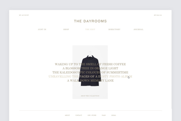 New Brand Identity for The Dayrooms by Two Times Elliott — BP&O