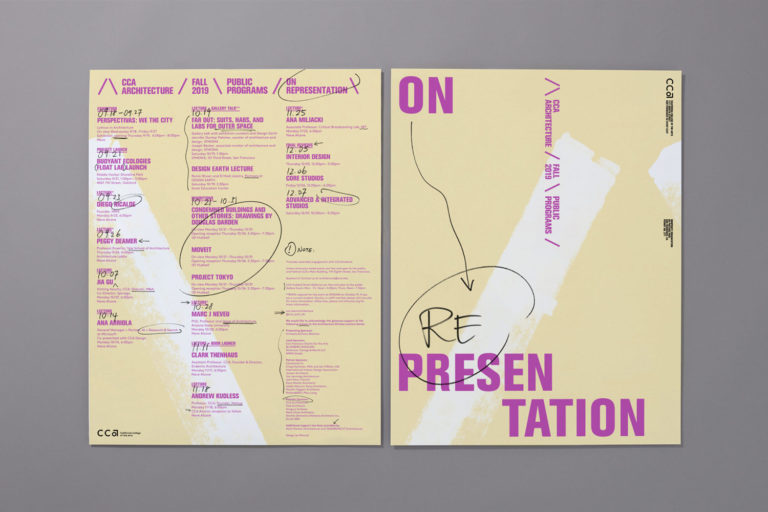 New Graphic Identity for CCA Architecture by Manual — BP&O