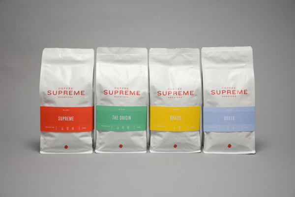 New Packaging for Supreme Coffee by Marx Design - BP&O