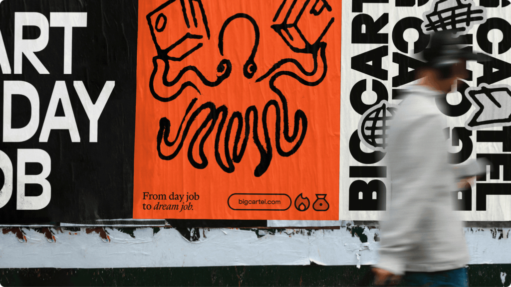 New Logo & Branding for Big Cartel by How & How — BP&O