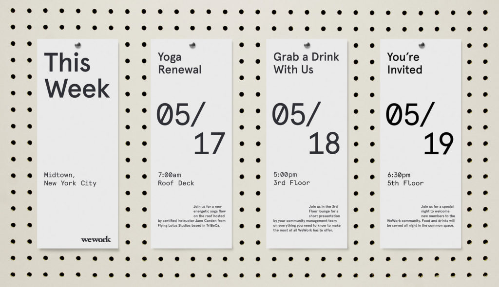 New Brand Identity for WeWork by Gretel — BP&O