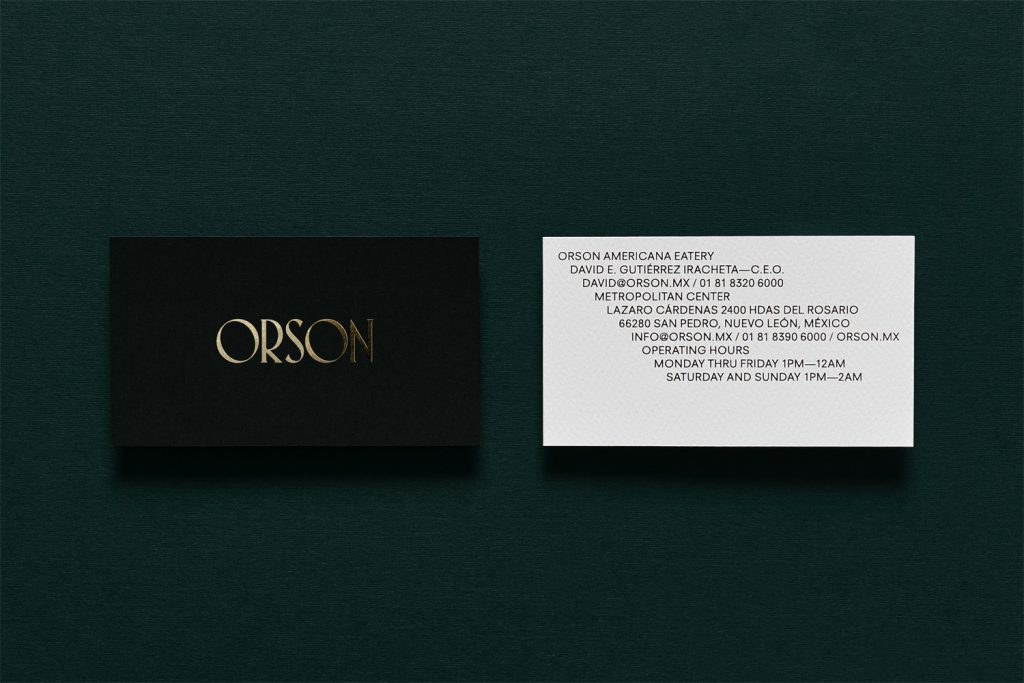 New Logo, Branding & Interior for Orson by Anagrama — BP&O