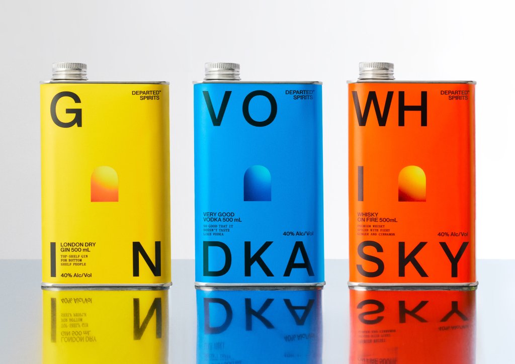 Branding & Packaging for Departed Spirits by Marx Design — BP&O