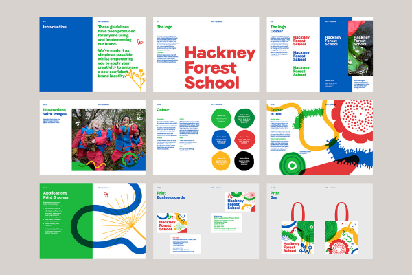 New Graphic Identity for Hackney Forest School by Spy — BP&O