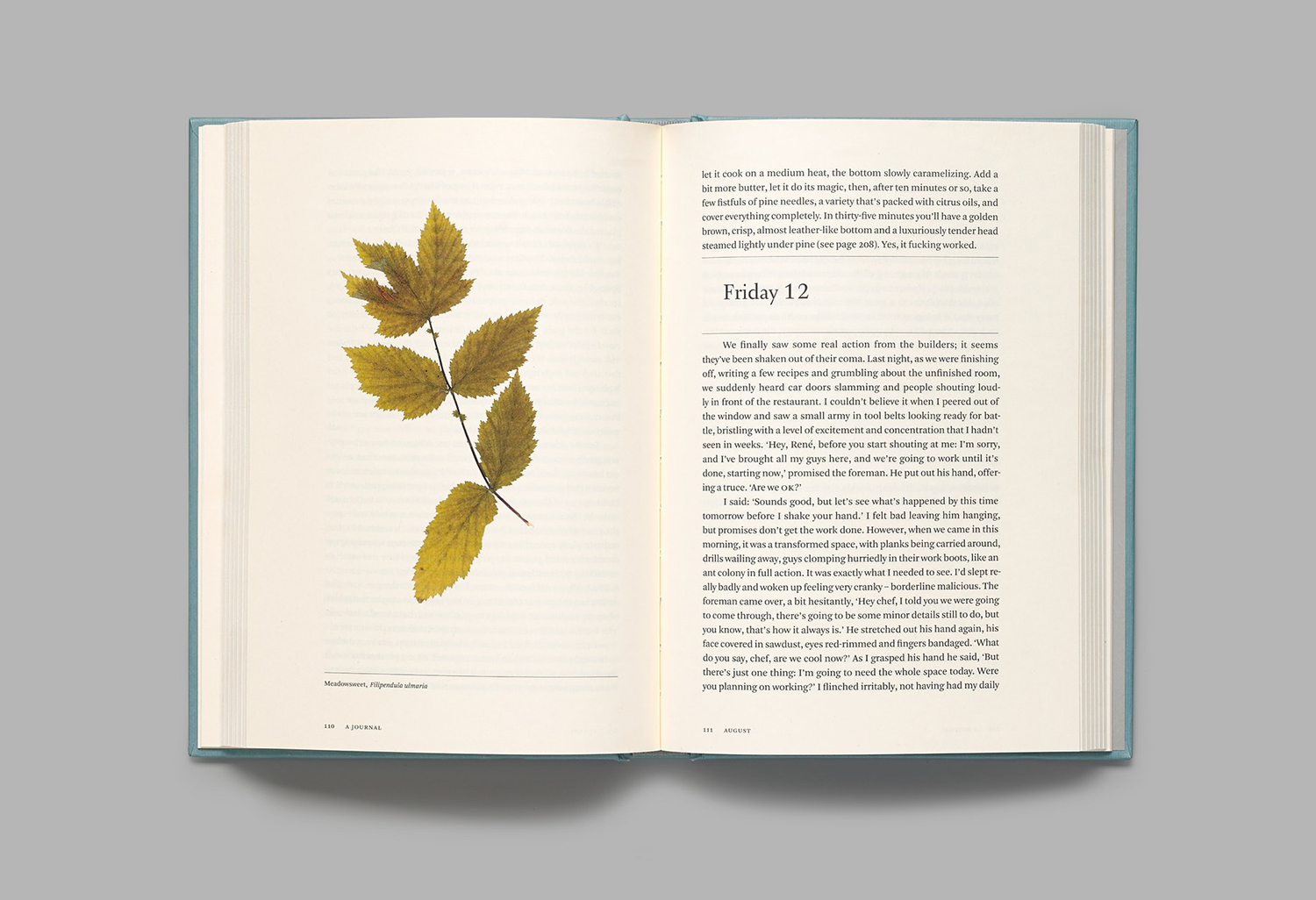 René Redzepi, Work In Progress: A Journal by Pentagram — BP&O