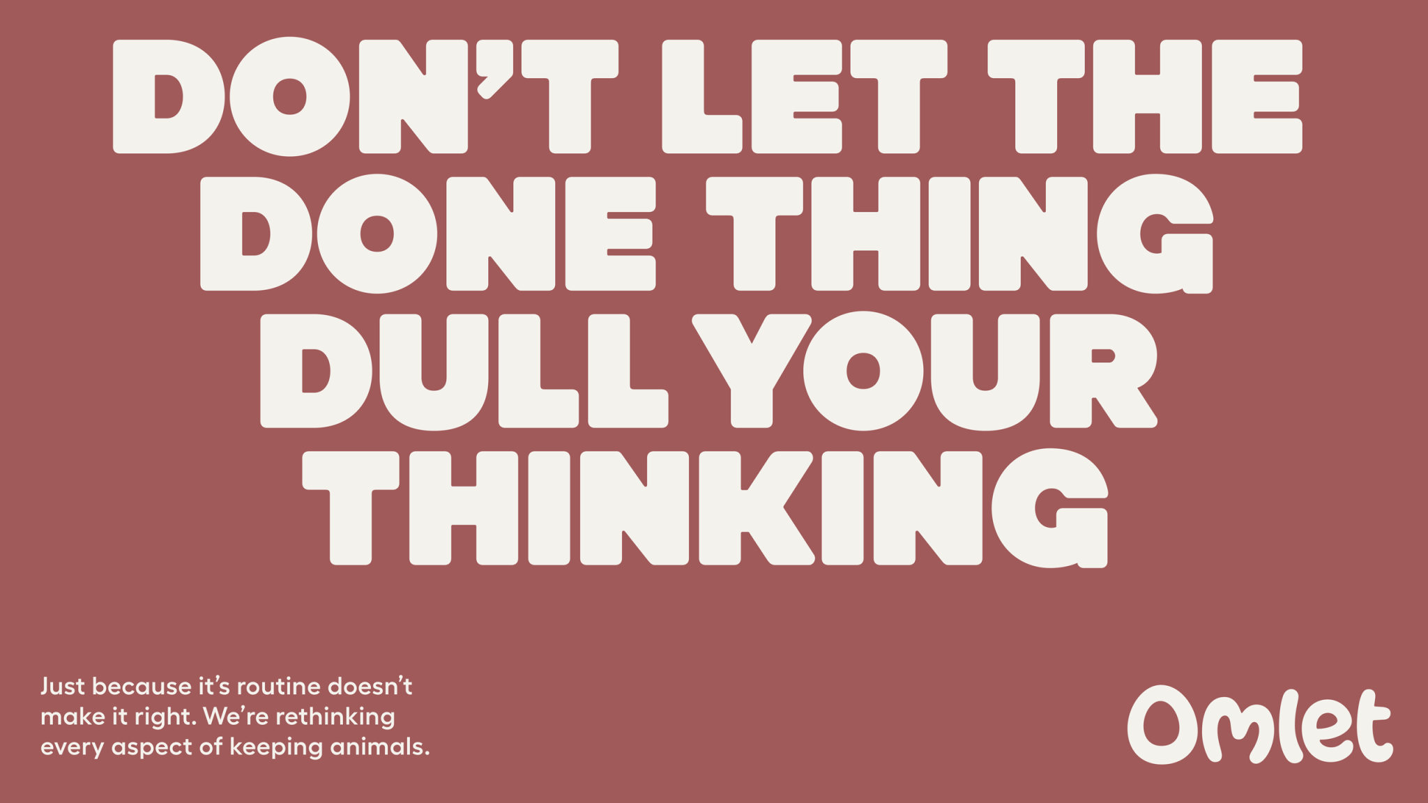 New Logo & Branding for Omlet by Ragged Edge — BP&O