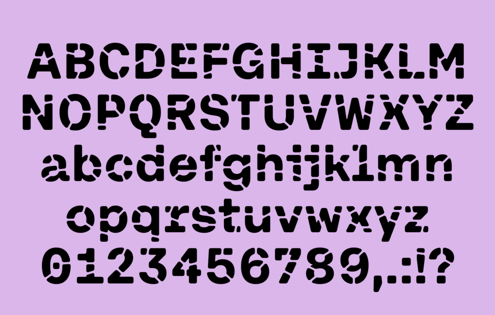 Custom Typefaces — BP&O Collections