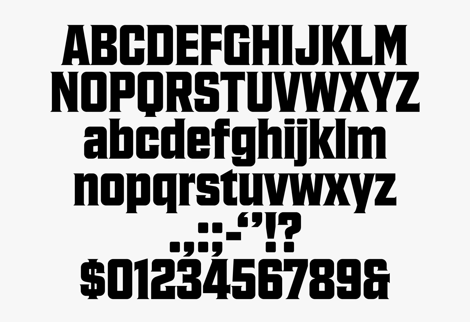 Custom Typefaces — BP&O Collections