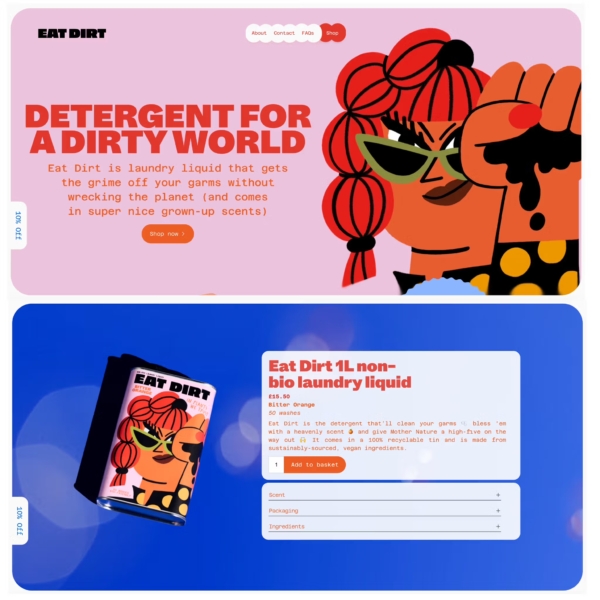 Eat Dirt by Cachete Jack and Marta Veludo Studio — BP&O - Branding ...